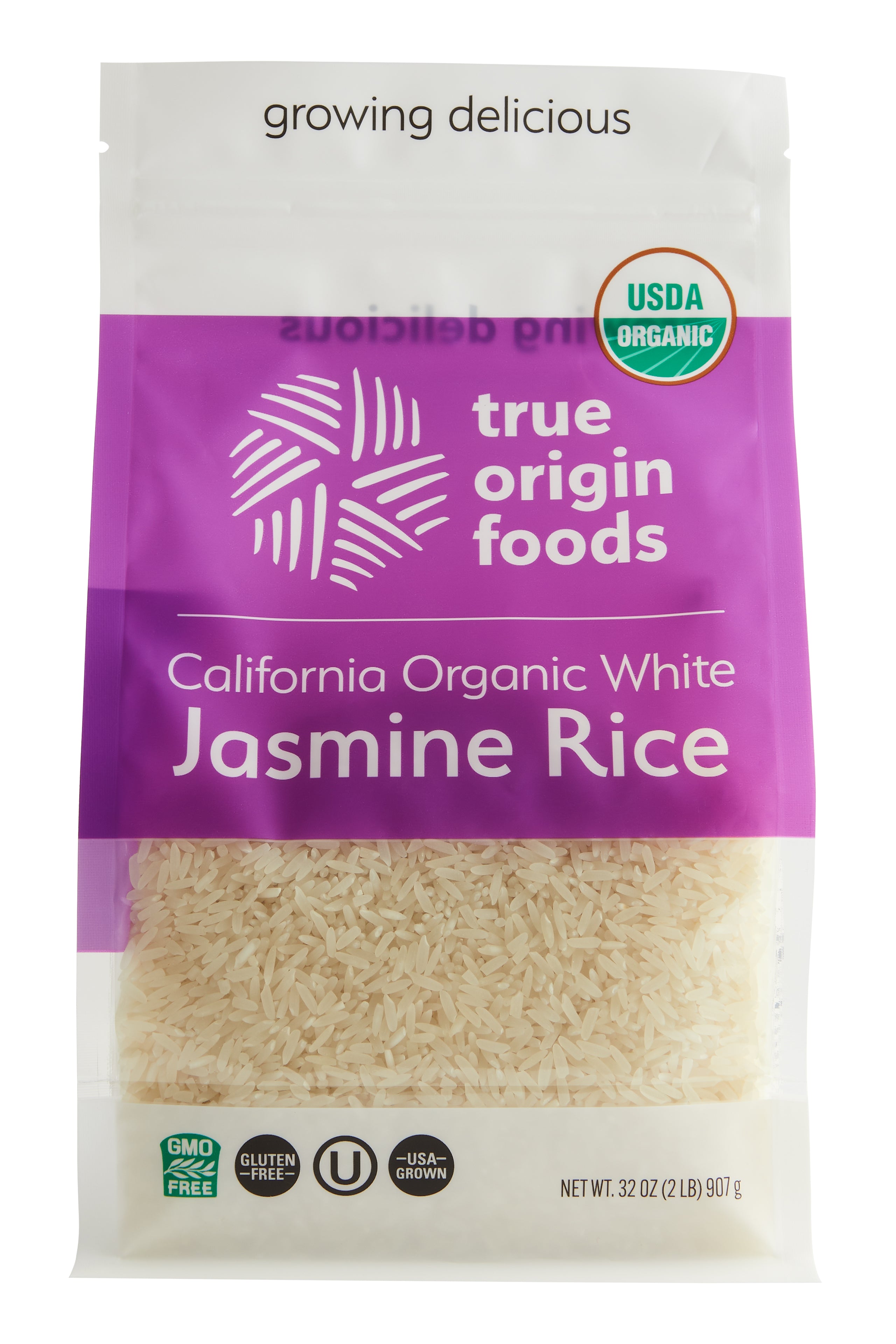 California Organic White Jasmine Rice – True Origin Foods