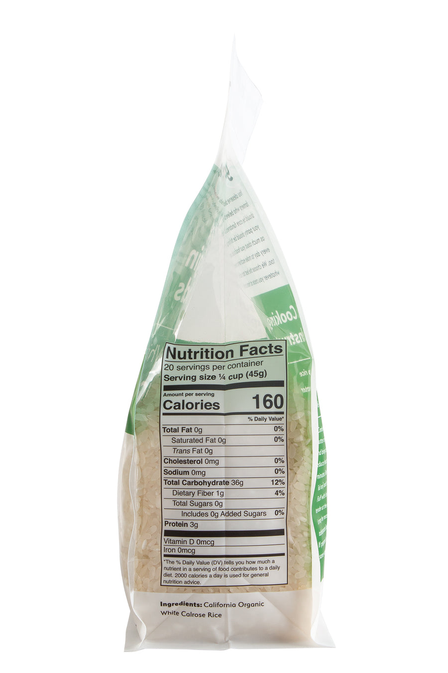 California Organic White Calrose Rice - 2 Pound Bag – True Origin Foods